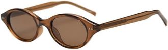 Generic Lunettes De Soleil Sport Et Vacances For Hommes Femmes, Monture Fine, Style Fantaisie(Brown)