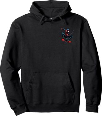 MARVEL Super Heroes Miles Morales Spider-Man Pocket Art Pullover Hoodie
