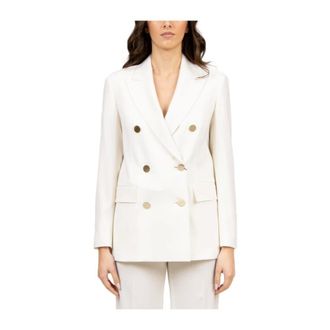 Max Mara Femme, Vestes, Blanc, Taille: 40 FR Edicola Blazer