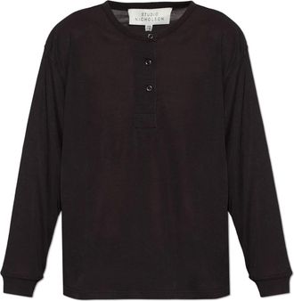 STUDIO NICHOLSON Femme, Tops, Brun, Taille: 38 FR Top Rutas