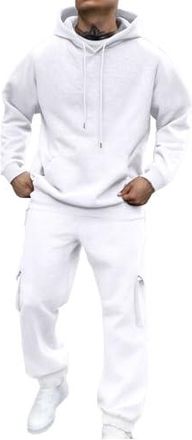 Generic Survetement Homme,Jogging Ensemble Respirant et Confortable, Surv&ecirc;tement Homme, Sweat &agrave; Manches Longues et Combinaison de Sport pour Gym et Jogging &Eacute;l