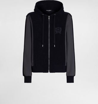 Dolce & Gabbana Cotton Terry Sweatshirt - Mann Sweatshirts Blau 46