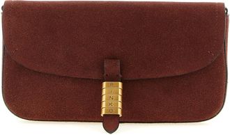 Pinko Pinko, Femme, Sacs, Rouge, Taille: ONE Size Sac bandouli&egrave;re Saddle Flat Medium