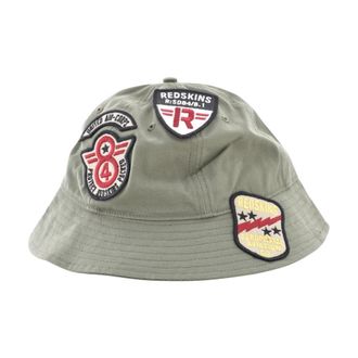 Redskins Homme, Accessoires, Vert, Taille: ONE Size Bob &agrave; logo patch&eacute;