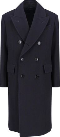 Tom Ford Knielanger Mantel - Blau