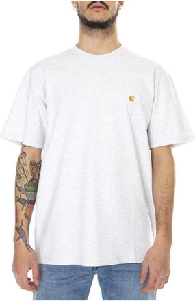 Carhartt Work in Progress Homme, Tops, Gris, Taille: S Chase T-Shirt