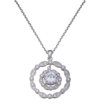 Orphelia Alvina - ZH-4514 - Collier Femme avec pendentif - Argent 925/1000 - Oxyde de zirconium