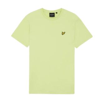 Lyle & Scott Klassisches T-Shirt mit kurzen &Auml;rmeln - - Tops - Herren - Gelb - 2XL