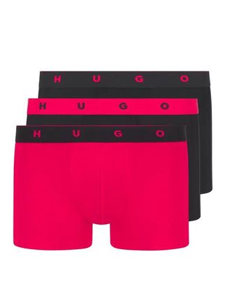 HUGO BOSS Herren Trunks rot Viskose/Modal unifarben