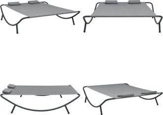 vidaXL Vidaxl - Sonnenliege Stoff Anthrazit - Sonnenliege - Sonnenliegen - Home & Living - Anthrazit