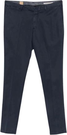 Hindustrie Homme, Pantalons, Bleu, Taille: 3XL Positano Chino Flat