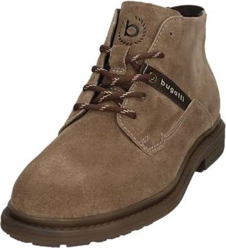 Bugatti Bottes à lacets pour homme, doublure froide, semelle amovible, Taupe 1400, 42 EU