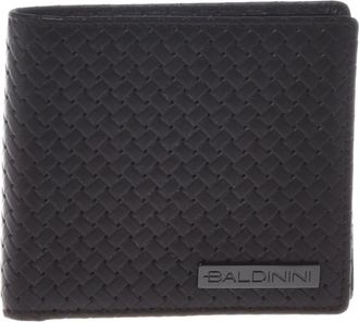 Baldinini Geldb&ouml;rse aus Leder mit Webmuster - - Accessories - Herren - Braun - ONE SIZE