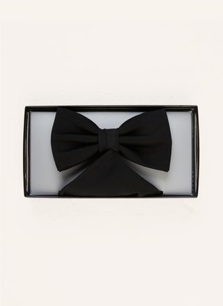 Wilvorst Wilvorst Set: Fliege Und Einstecktuch schwarz