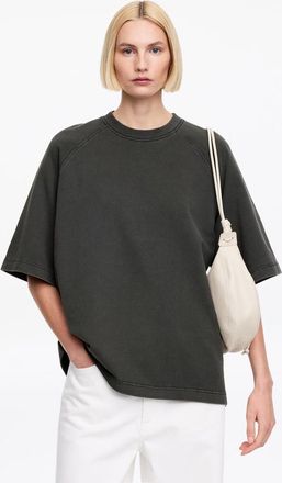 Arket Kurz&auml;rmliges Sweatshirt -Schwarz