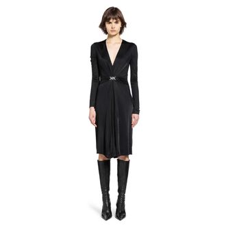 Versace Viscose Jersey Midi Dress