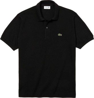 Lacoste Poloshirt f&uuml;r Herren, Klassisch, kurz&auml;rmlig (Schwarz)