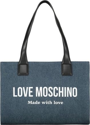 Love Moschino Femme, Sacs, Bleu, Taille: ONE Size Tote Bag