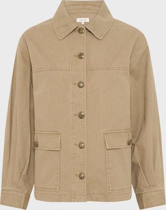 Gerard Darel Blouson en denim - TYANA - Kaki moyen