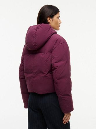 Tommy Jeans Steppjacke TJW HOODED FLAG PUFFER EXT Kunstfaser
