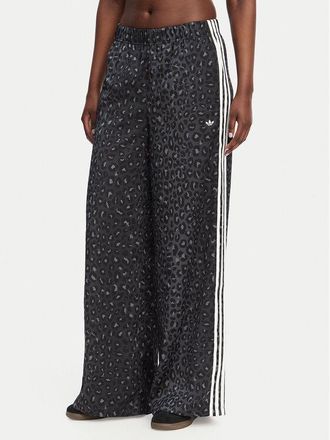 adidas Jogginghose Satin KA2667 Grau Wide Leg