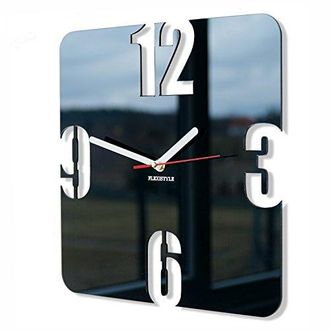 FlexiStyle Wanduhr, schwarz, Stück: 1