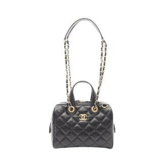 Chanel Pre-owned Matelasse Caviar 2way Boston Bag - - Pre-owned - Damen - Schwarzk - ONE SIZE