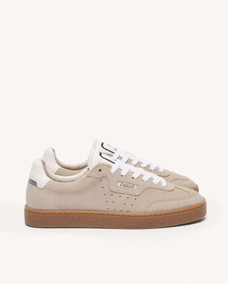 Faguo Baskets beige su&egrave;de - LUMBO