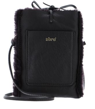 Abro Leather Dalia Phone Bag Raquel Dark Brown