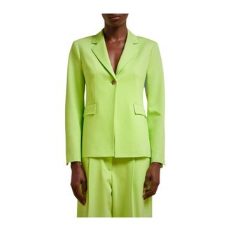 Liviana Conti Milano Blazer mit Einzelknopf - - Jackets - Damen - Gr&uuml;n - M
