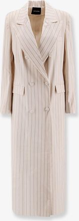 Actualee Pinstripe fabric coat - ACTUALEE - gender_Woman