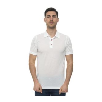 Kiton Kurz&auml;rmeliges Poloshirt - - Tops - Herren - Wei&szlig; - 2XL
