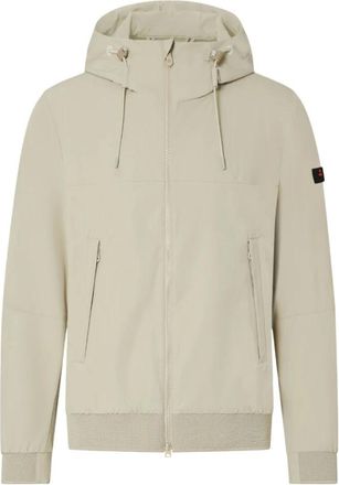 Peuterey Homme, Sweatshirts et sweats &agrave; capuche, Beige, Taille: XL Hooded Hybrid Jacket