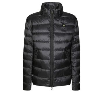 Blauer Homme, Vestes, Noir, Taille: XL Austin Giubbotto cappuccio