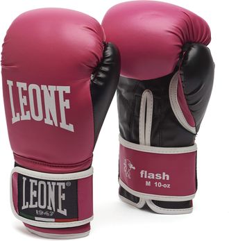 LEONE 1947 Junior Flash Boxhandschuhe, Unisex-Kind, Rose, 6 OZ, GN083J