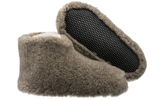 Estro & Luminara Warme Hausschuhe Damen Winter - Hüttenschuhe Herren Pantoffeln Winter Hausstiefel Damen Warme Hausschuhe Herren OLE (42 EU, Hellbraun)