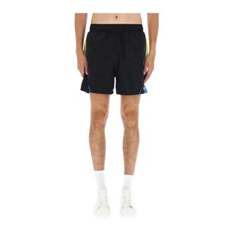 Casablanca Gradient Fu&szlig;ballshorts - - Sport - Herren - Schwarzk - S