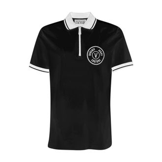 Versace Jeans Couture T-Shirts und Polos - - Tops - Herren - Schwarzk - S