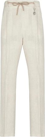 Manuel Ritz Homme, Pantalons, Beige, Taille: 2XL Straight Pantalons