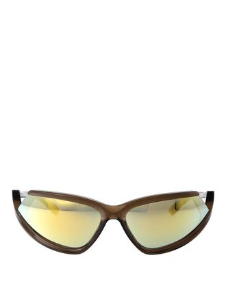 Balenciaga Lunettes De Soleil - Marron