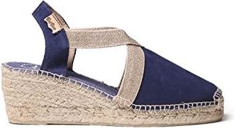 Toni Pons Espadrille Femme en Daim - Tona - Marine, 38 EU