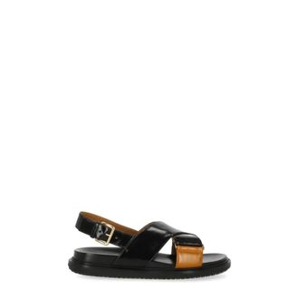Marni Femme, Chaussures, Noir, Taille: 38 EU Sandales Fussbett