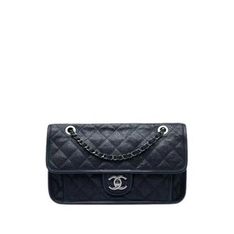 Chanel Pre-owned French Riviera Flap - Femme - Pre-owned - Bleu - Taille: ONE Size