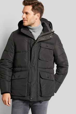 Bugatti Herren Steppjacke mit abtrennbarer Kapuze