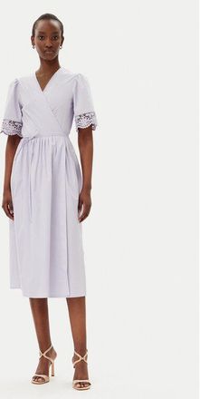 Twin-Set Kleid für den Alltag 251TT2091 Violett Loose Fit