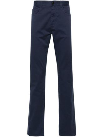 Canali pantalon à coupe droite - Bleu