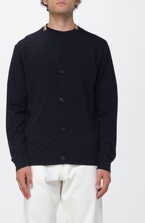Paul Smith Cardigan en pure laine m&eacute;rinos &agrave; col V