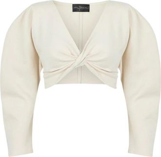 Cortana Femme, Blouses et Chemises, Beige, Taille: 42 FR Ara Crop Top