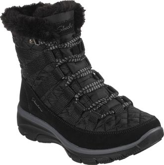 Skechers Damen Easy Going Moro Street Kalt gefüttert Langschaft Stiefel & Stiefeletten, Schwarz, 38.5 EU