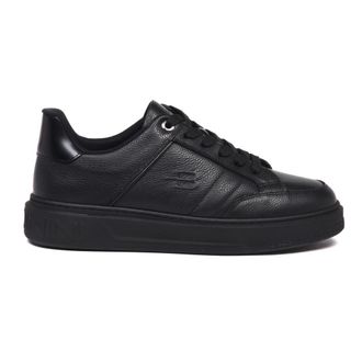 Baldinini Tumbled Leder Sneaker - - Shoes - Herren - Schwarzk - 45 EU